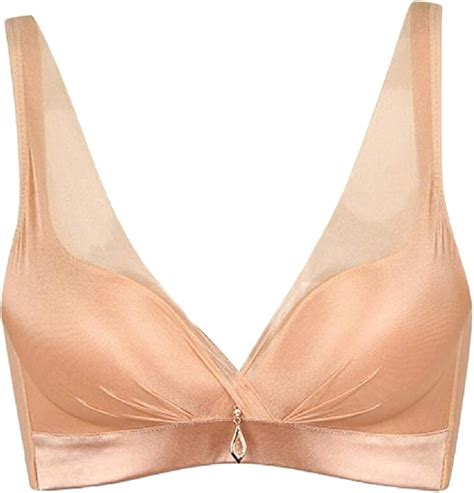 Security Damen Sexy Push Up Bh Ohne Bügel Tief Mit Weichen Körbchen