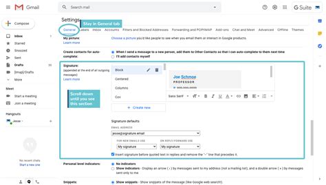 how to create email signature gmail vasthero