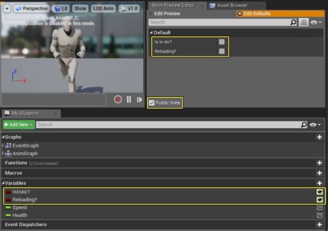 anim preview editor unreal engine documentation