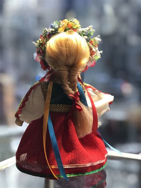 Ukrainian Doll With Tresses Porcelain Doll Ukraine T Hand Made