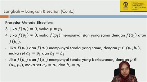 metode numerik metode bisection youtube