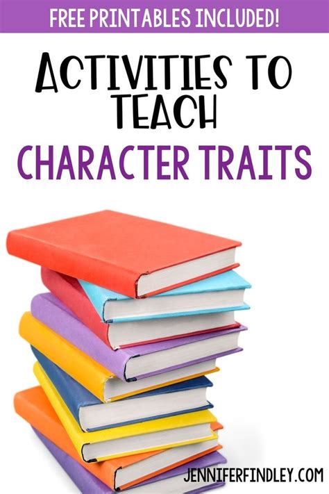 Character Traits Activities Teaching With Jennifer Findley