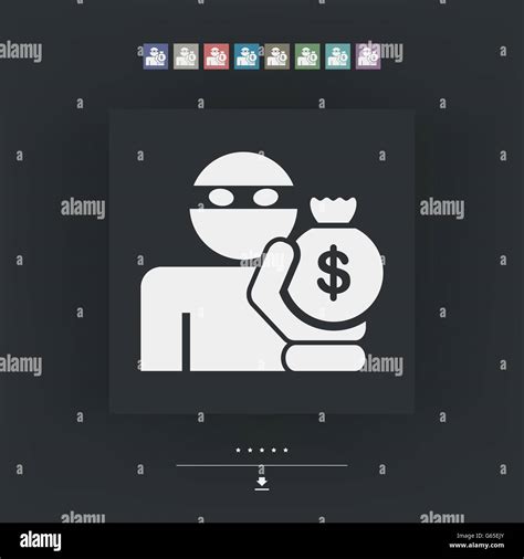 Masked Thief Stock Vector Images Alamy