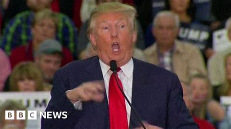 Donald Trump Under Fire For Mocking Disabled Reporter Bbc News