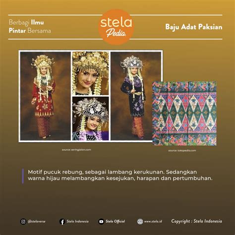 Baju Adat Paksian Stelapedia