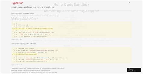 web3 benchmark forked codesandbox