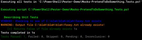 advanced testing of your powershell code with pester