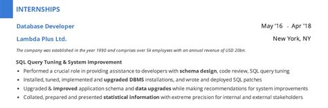 sql dba resume 2023 guide with 10 samples and examples