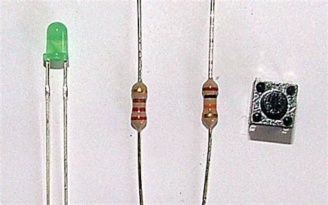 diy arduino resistors led button arduino diy led