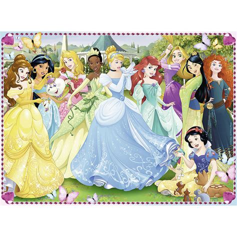 Puzzle 100 Teile Xxl 49x36 Cm Disney Princess Zauberhafte