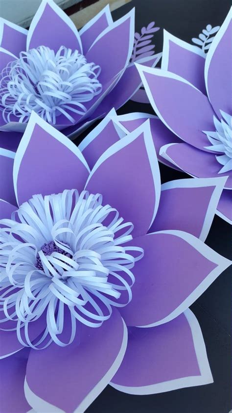 Pared De Flores De Papel Personalizado Custom Papel Flor Artesanías