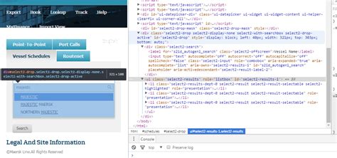 python selenium web driver accessing list box values