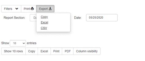 group the buttons print excel etc outside table — datatables forums