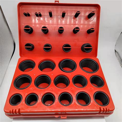 Red Blue Yellow Box G As568 Standard O Ring Kit For Repairing O Ring