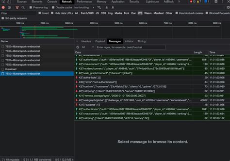 how to inspect websocket frames in chrome properly 2022 code teacher