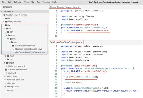 custom functions in odata v4 sap cloud application