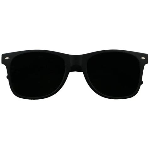 Basik Eyewear Super Dark Black Lens Springe Hinge Vintage Retro