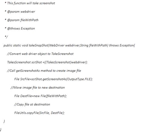 how to take a screenshot in selenium webdriver besant technologies