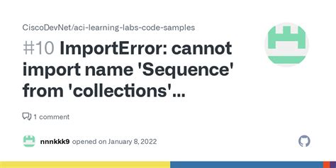 importerror cannot import name sequence from collections c