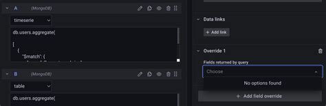 panel override field returned by query doesnt show configured queries