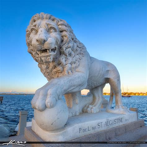 Bridge Of Lions St Augustine Florida By Castillo De San Marcos Hdr