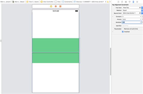 [resolve] how to make dynamic y position of view from storyboard using