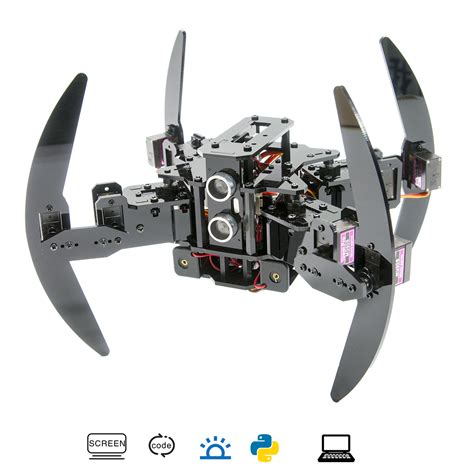 adeept quadruped robot kit for arduino with infrared