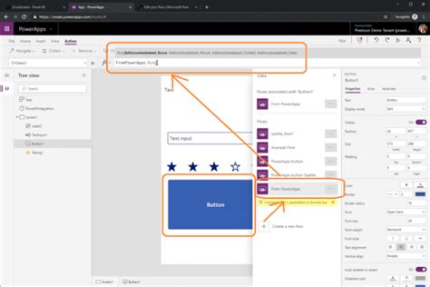 integrating powerapps power bi and flow to create realtime streaming