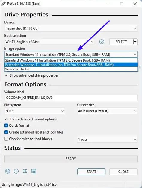 Rufus 3 16 Beta 2 Tạo Usb Cài Windows 11 Bypass Tpm Và Secure Boot