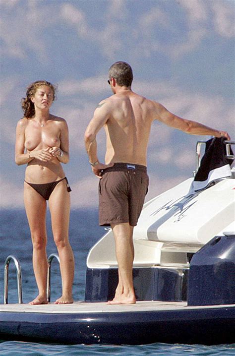 Rebecca Gayheart Exposing Her Nice Big Tits On Yacht And Beach