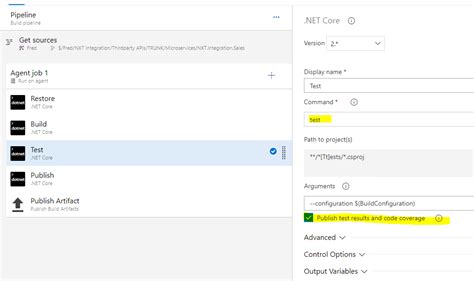 azure devops vsts build not generating code coverage details