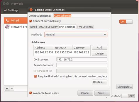 [solved] configure static ip address on xubuntu 18 04 desktop