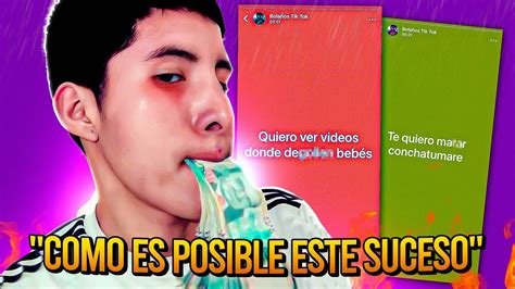 El Tiktoker Del Audio Como Es Posible Este Suceso Es Peor De Lo Que