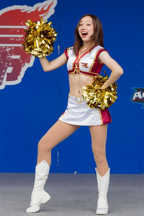 Asian Woman Asian Girl Professional Cheerleaders Cheer Girl Hot