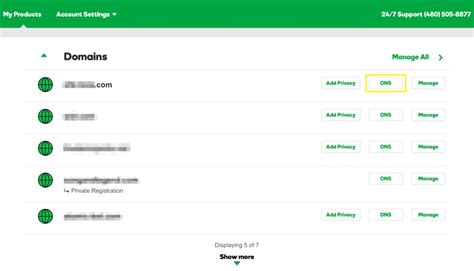 use a godaddy domain with your site square support centre au