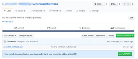 install dbatools with azure vm custom script extension