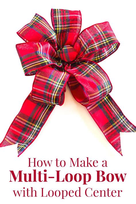 How To Make A Ribbon Bow For Wreaths Ts More Step By Step Artofit