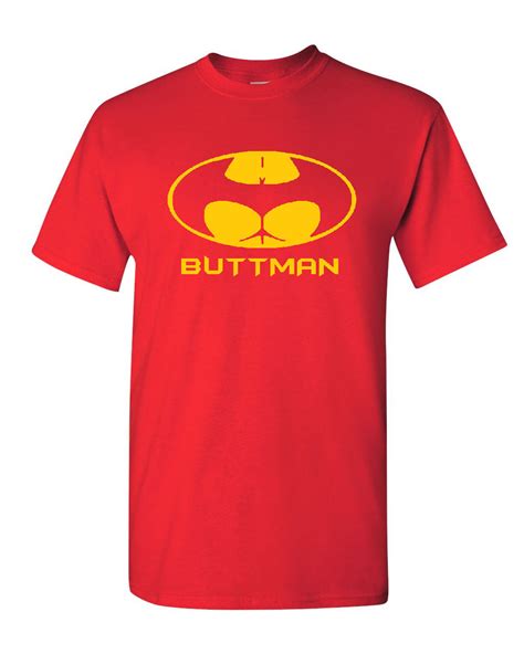 Buttman Funny Parody T Shirt Humor Booty Ass Drinking Tee Shirt Ebay