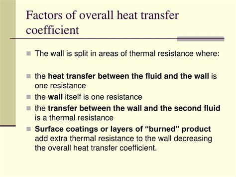 Overall Heat Transfer Coefficient