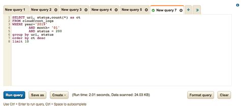 athena cloudfront logs