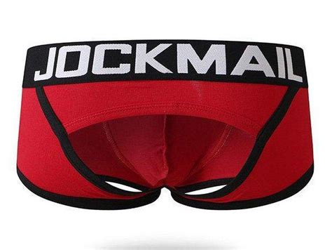 Gay Jock Briefs Sexy Gay Low Rise Open Butt Briefs