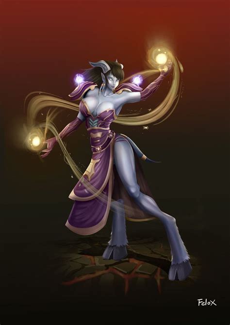 Warcraft Draenei By Felox08 On Deviantart Warcraft World Of Warcraft