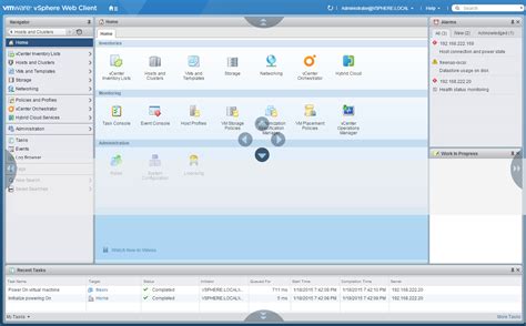 vmware vsphere 6 0 web client enhancements