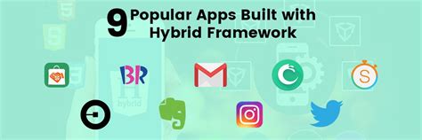 hybrid app examples best apps built with hybrid framework