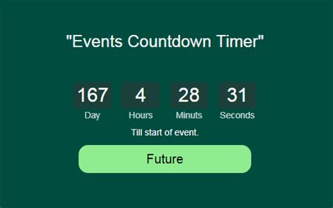 simple countdown timer vue component