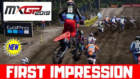 Mxgp 2019 The Official Motocross Videogame First Impression Ps4