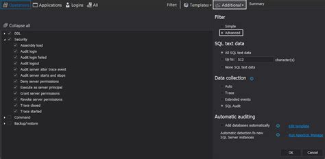 auditing sql server databases initial configuration