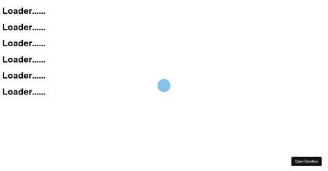 react fullscreen loading examples codesandbox