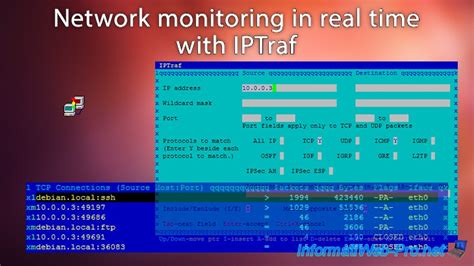 network monitoring in real time with iptraf linux tutorials