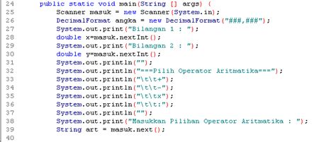 simple algorithm for calculator with function uses java